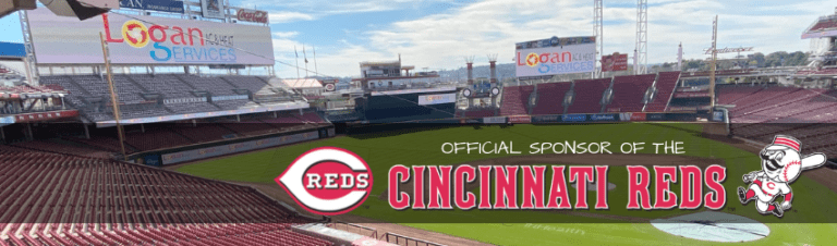 Official Sponsor Of The Cincinnati Reds | Logan Services A/C, Heat ...