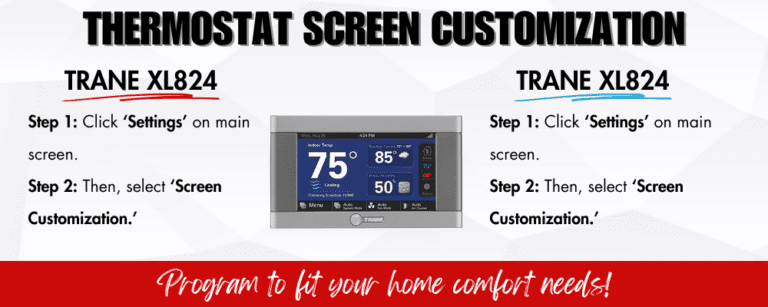 How Do I Customize My Thermostat Screen?